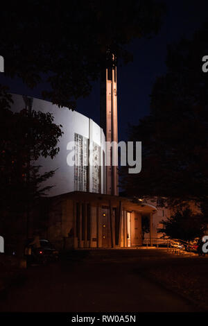 Strasbourg, France - Cot 13, 2018: Red Fiat abrath car parked in French ...