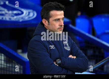 Everton manager Marco Silva looks on Stock Photo - Alamy