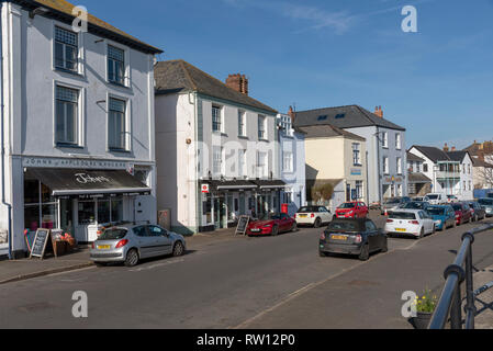Appledore, North devon, England, UK. February 2019. A Ford Hymer ...