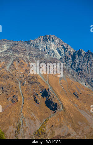 Beautifull mountains of caucasus in Dariali Gorge, Georgia, Europe ...