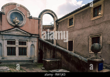 Interior of Castle Saint Angelo in Rome Stock Photo - Alamy