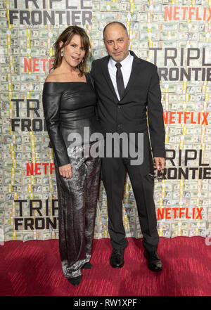 Producer Alex Gartner attends the world premiere of "Triple Frontier ...