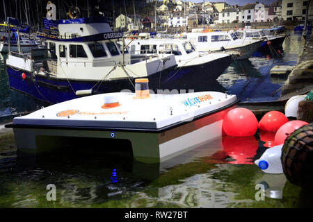 WasteShark makes its UK debut in the seaside town of Ilfracombe, the ...