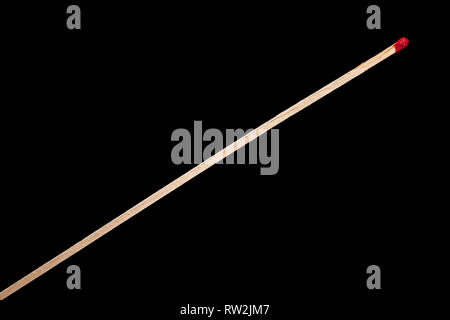 one long matchstick isolated on white background Stock Photo - Alamy