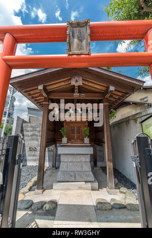 Tsushima Jinja Shrine. Small shinto shrine wich enshrines Gozutenno and ...