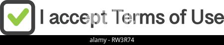 accepting new terms, corrections, vector Stock Vector Image & Art - Alamy