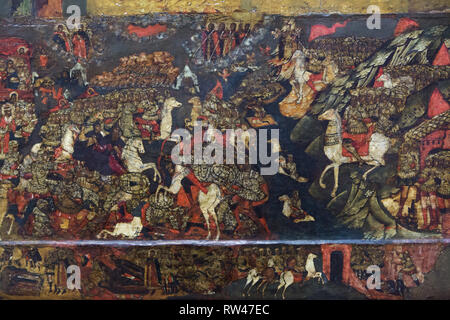 Russian monks Rodion Oslyabya and Alexander Peresvet who attended the ...