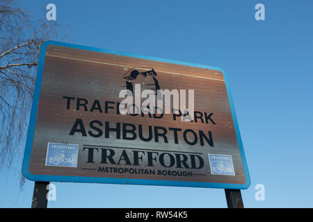 Trafford Park industrial estate, Trafford, Greater Manchester Stock ...