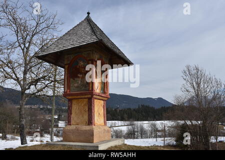 Sankt Stefan, St. Stefan, Gailtal, Kärnten, Bildstock, Armesünderkreuz ...