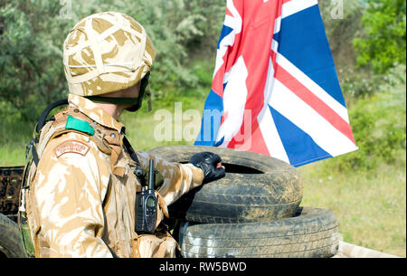 British Army Checkpoint Stock Photo - Alamy