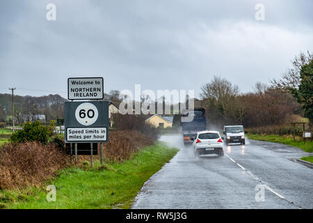 Border Town Pettigo and Termon River between County Donegal, Ireland ...