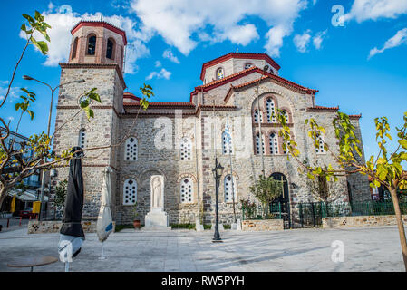 Agios Athanasios Central Church of Kymi in Evia Stock Photo - Alamy