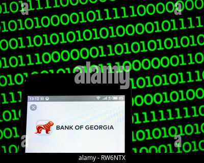 Bank of Georgia logo displayed on smartphone Stock Photo - Alamy