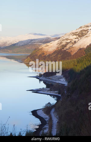 Scotrail train on Kyle of Lochalsh line, Highland Scotland Stock Photo ...