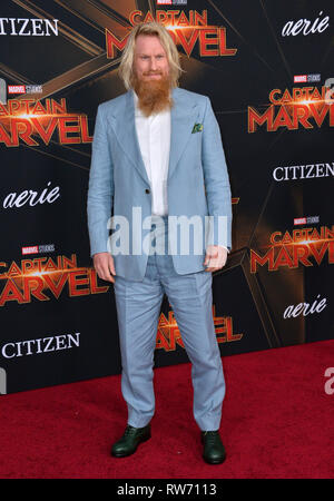 LOS ANGELES, CA - MARCH 4: Rune Temte, Thea, at the world premiere of ...