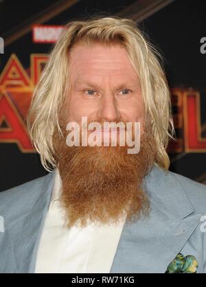 LOS ANGELES, CA - MARCH 4: Rune Temte, Thea, at the world premiere of ...
