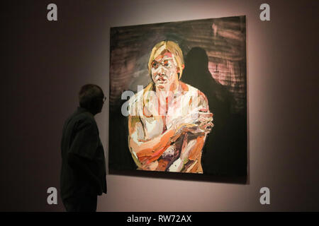 Adelaide Australia. 5th March 2019. Painting: "High tide mark 2016, Oil ...