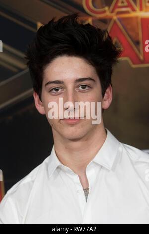 Milo Manheim attends the world premiere of Disney's "Zombies 4: Dawn of ...