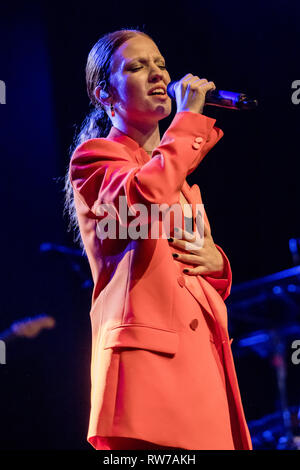 Milan, Italy. 04th Mar, 2019. The English singer-songwriter JESS GLYNNE ...