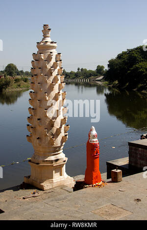 Shipra Ghat at Shipra River, Ujjain, Madhya Pradesh, India Stock Photo ...