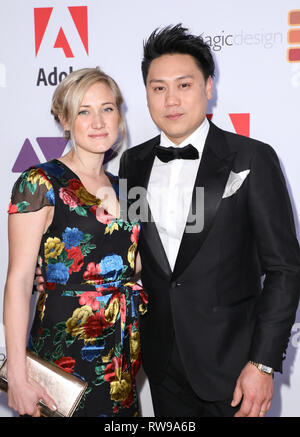 KRISTIN HODGE and JON M. CHU attends the 56th Annual ICG Publicist ...