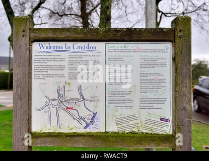 England Cumbria Welcome to England sign Stock Photo - Alamy