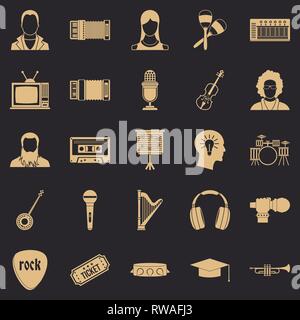 Discourse icons set, simple style Stock Vector Image & Art - Alamy