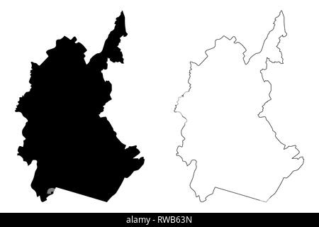 Diyala Governorate (Republic of Iraq, Governorates of Iraq) map vector ...