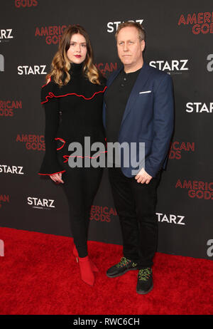 LOS ANGELES - MAR 5: Gala Avary, Roger Avary at the "American Gods ...