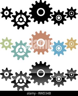 gears machine engineering Stock Vector Image & Art - Alamy
