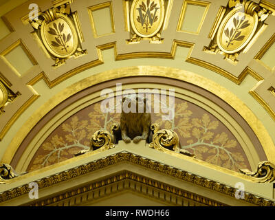 Interior view of the Wisconsin State Capitol Building, Madison ...