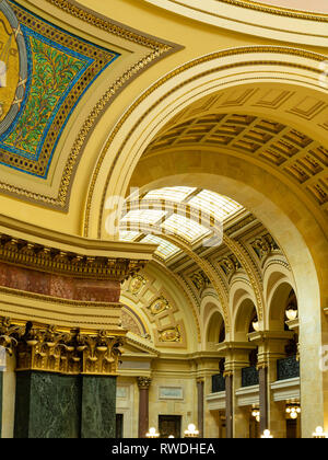 Interior view of the Wisconsin State Capitol Building, Madison ...