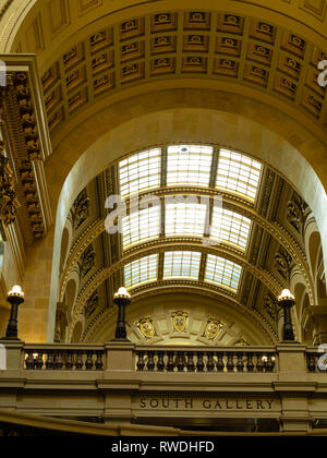 Interior view of the Wisconsin State Capitol Building, Madison ...