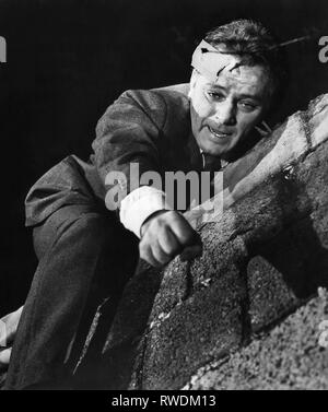 THE SPY WHO CAME IN FROM THE COLD, from left: Claire Bloom, Richard Burton rehearsing on ...