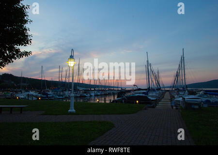 Sunset on Seneca Lake, New York Stock Photo - Alamy