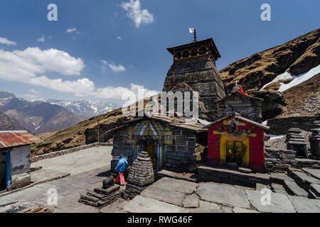 The tungnath temple in Chopta, Uttarakhand, India Stock Photo - Alamy