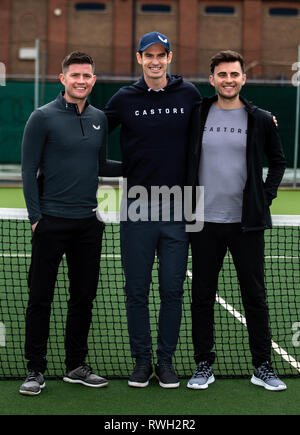 Andy Murray poses during the Castore partnership announcement at the ...