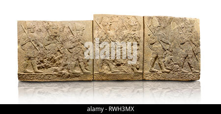 Hittite sculpted orthostats panels of Long Wall Limestone, Karkamıs ...