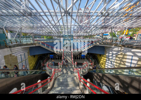Blaak metro railway station Rotterdam Netherlands Stock Photo - Alamy