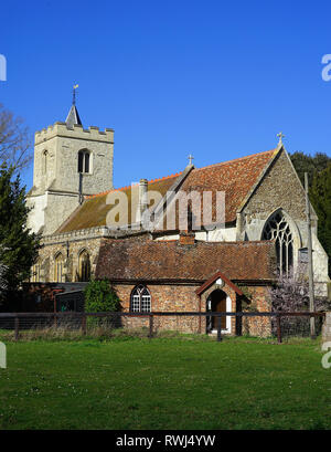 Grantchester Cambridgeshire UK St Andrew and St Mary is the parish ...