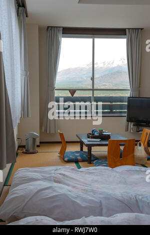 Lake Shoji Japan. view of beautiful white winter Stock Photo - Alamy