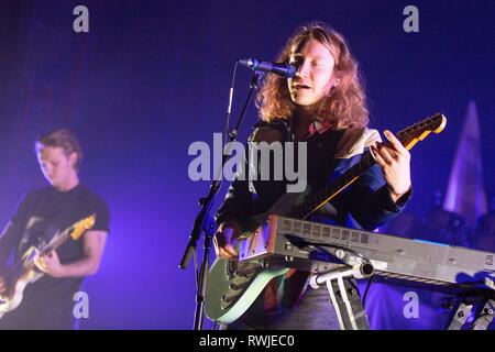 McKinley Kitts and Zach Grace of Flor during the Upside Down Flowers ...