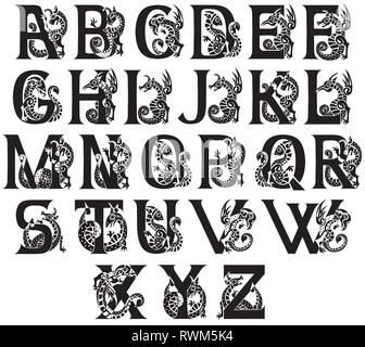 Snake font. Letter S Stock Vector Image & Art - Alamy