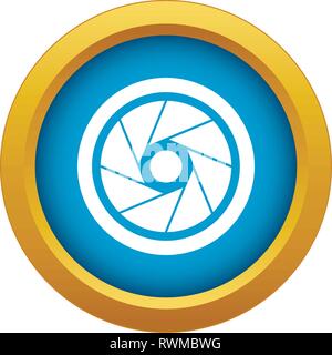 Small objective icon digital blue Stock Vector Image & Art - Alamy
