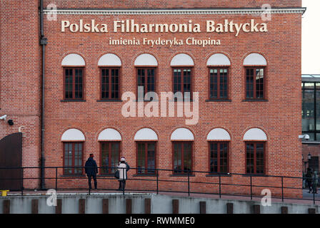 Music hall Filharmonia Baltycka in Gdansk, Poland, Europe Stock Photo ...