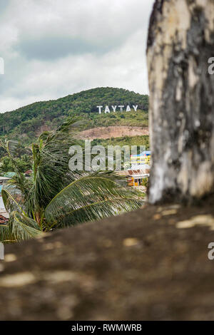 The hollywood sign of Taytay in Palawan, Philippines Stock Photo - Alamy