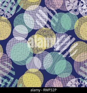 Paper layer circle blue abstract background Stock Vector Image & Art ...