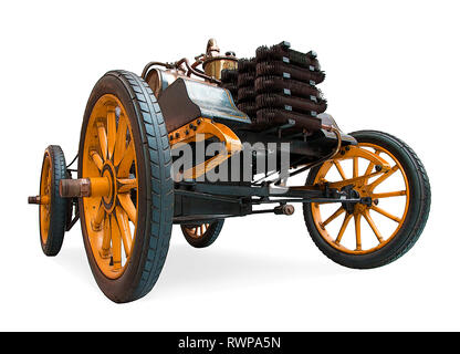 Rennzweier (The Double Racer) a veteran car manufactured in 1900 ...