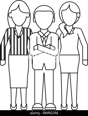 Business coworkers and teamwork cartoons vector illustration graphic ...