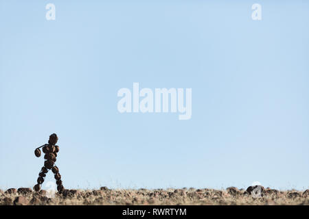 A Lone stone man, part of the mystery that the Kunene Region holds in ...